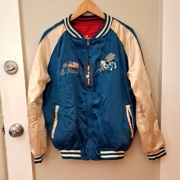 High Street Beast | Jackets & Coats | Nwt High Street Beast Reversible ...